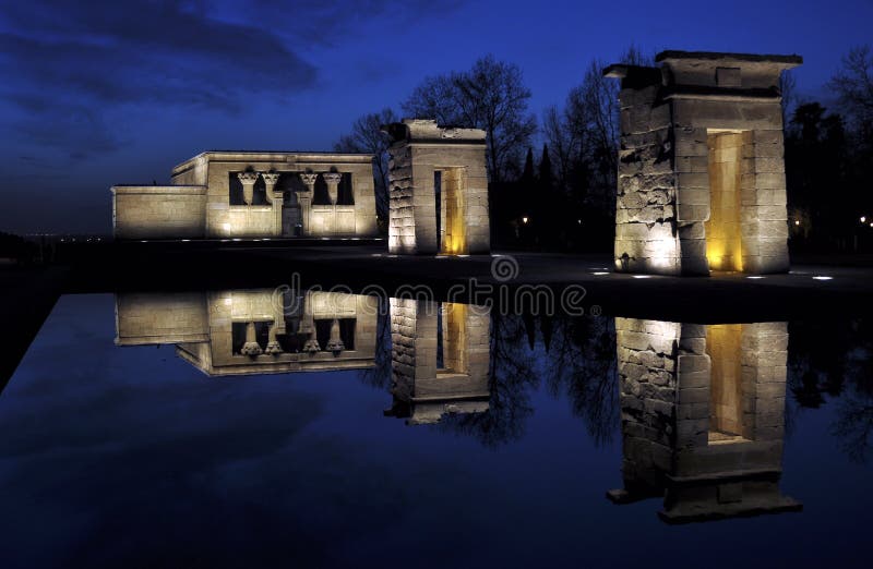 Temple of Debod stock photo. Image of plaza, debod, culture - 19330952