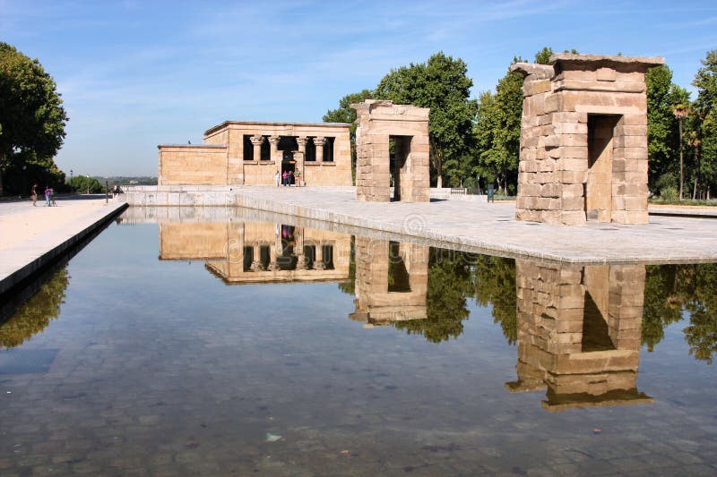Temple of Debod stock image. Image of travel, madrid - 25948825