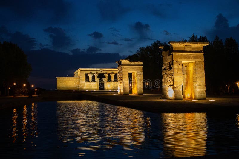 Temple of Debod stock photo. Image of cityscape, history - 369494600