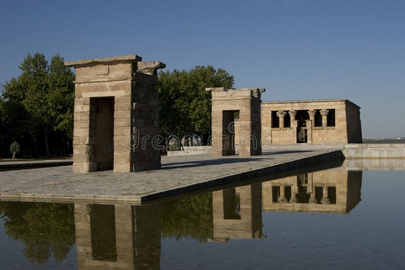 Temple of Debod stock image. Image of antique, karnak - 15874261