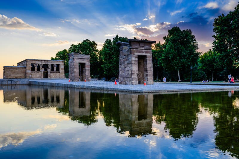 Temple of Debod - Closeup stock photo. Image of egypt - 1844310