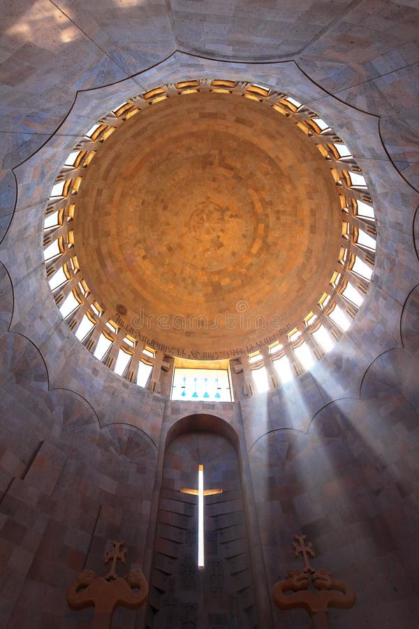 Temple dome in an interior stock image. Image of christian - 93599971