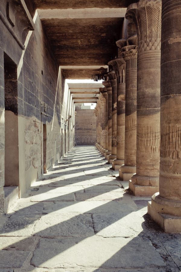 Temple in Egypt stock image. Image of grant, ruins, background - 7666865
