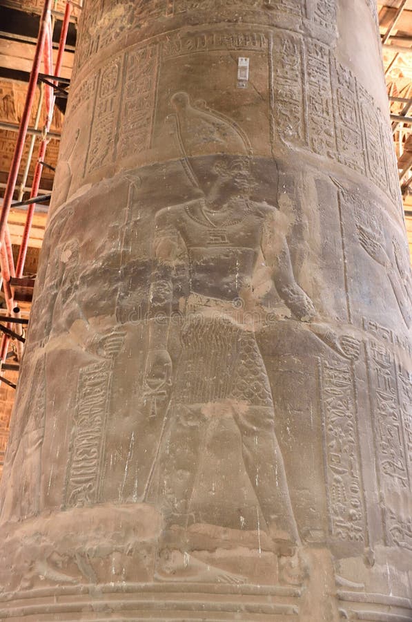 Temple in Esna, Egypt stock photo. Image of rock, building - 272981040