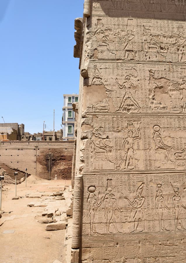 Temple in Esna, Egypt stock photo. Image of history - 272981086