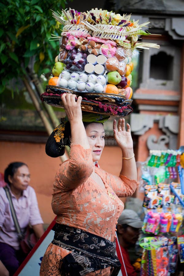 Temple Festival Odalan editorial stock image. Image of bali - 20111724