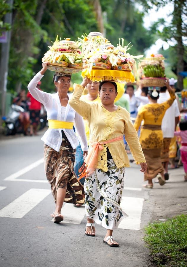 Temple Festival Odalan editorial stock image. Image of bali - 20111724