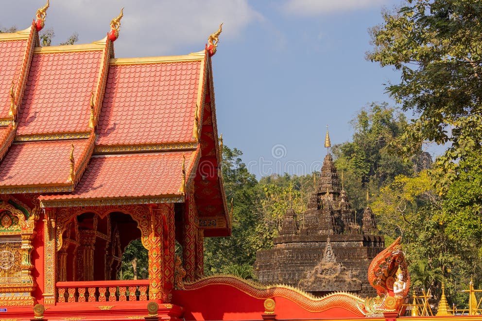 A Temple in the Fish Cave Temple Stock Image - Image of ancient ...