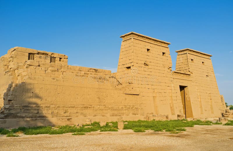 The Temple of the God of Moon Stock Photo - Image of egypt, moon: 70116930