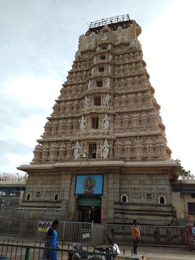 Chamundi Devi Temple stock photo. Image of sanctuary - 42325366