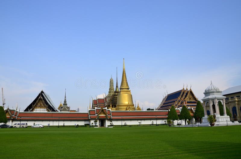 Temple green stock image. Image of place, golden, thailand - 48415603
