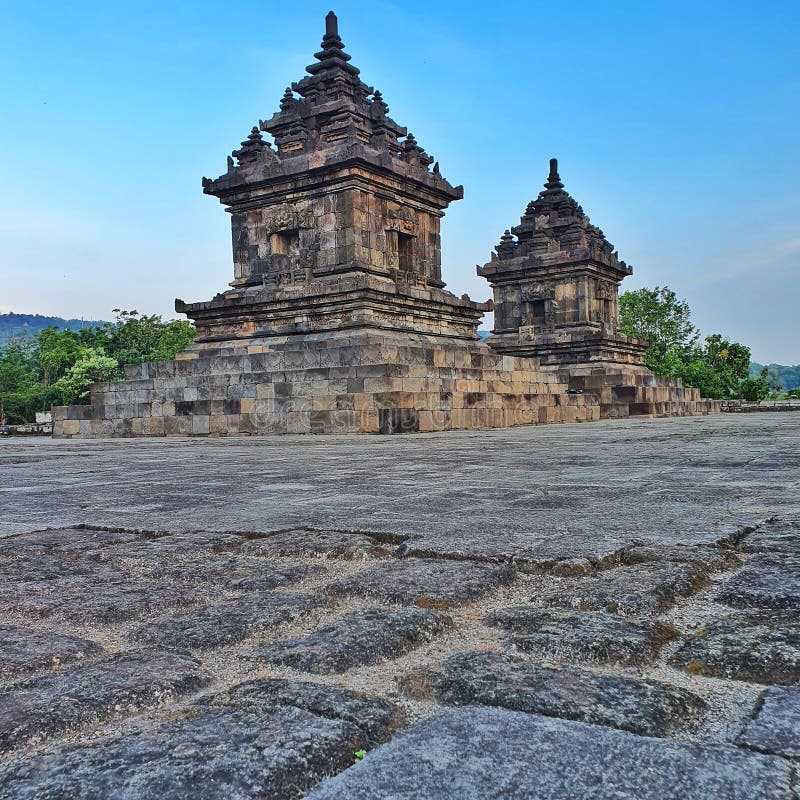 Temple Grounds are Also Made from Stone Stock Image - Image of stone ...