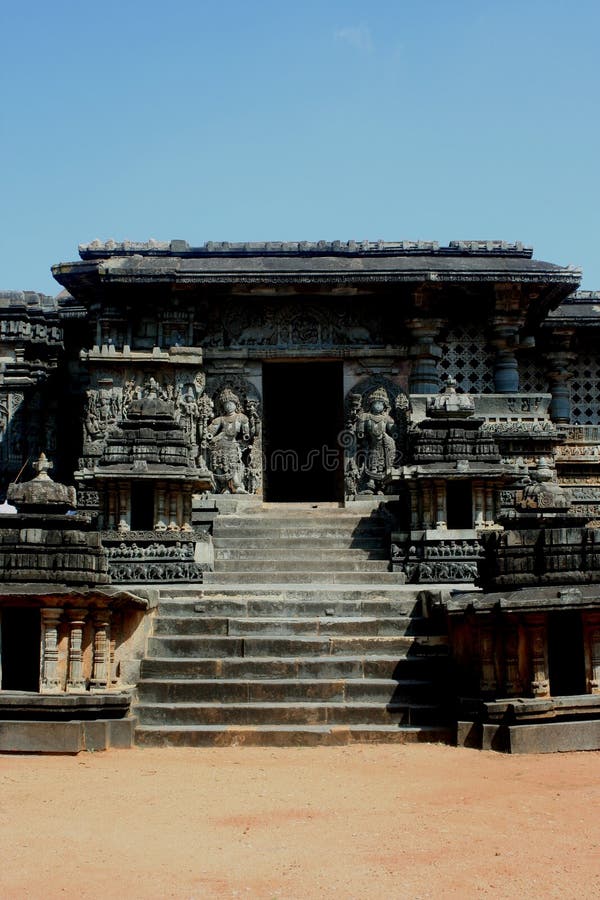 Temple in Halebedu stock photo. Image of architecture - 4422400