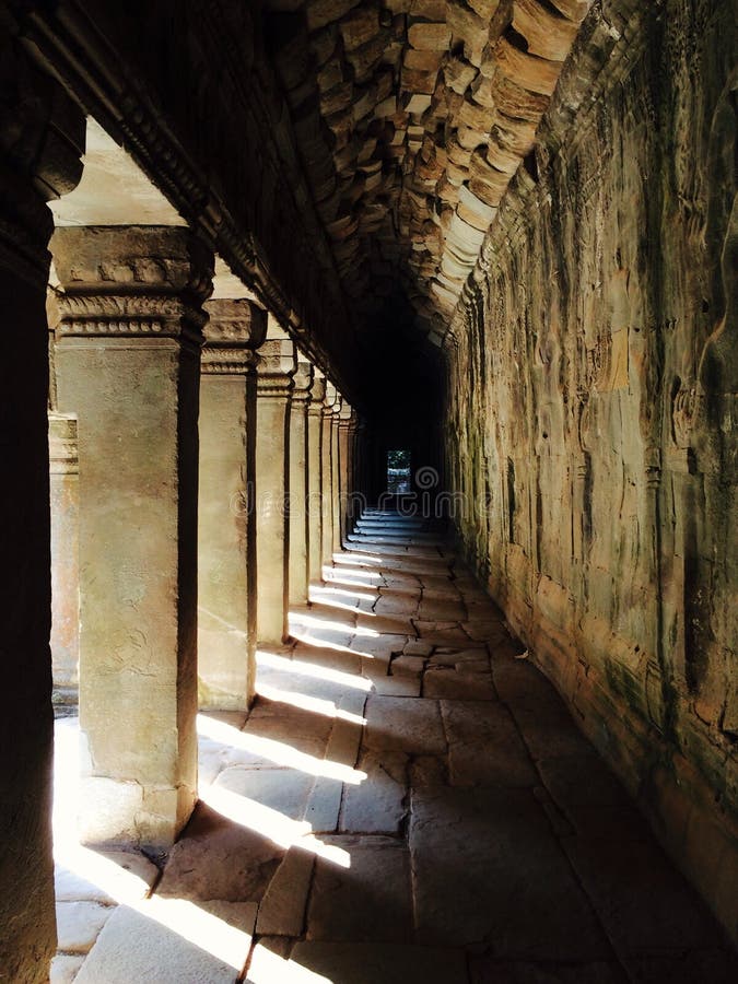 Temple Hallway stock image. Image of hall, south, east - 49814599