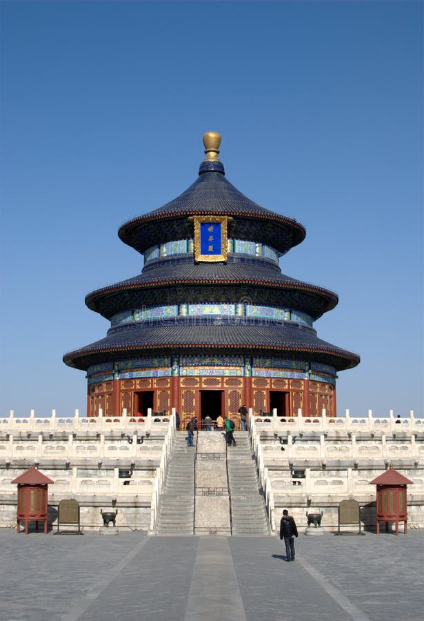 Temple of Heaven stock image. Image of morning, entrance - 12663477