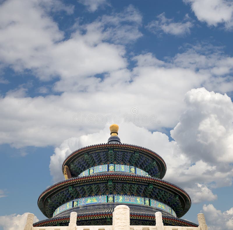 Temple of Heaven (Altar of Heaven), Beijing, China Stock Image - Image ...