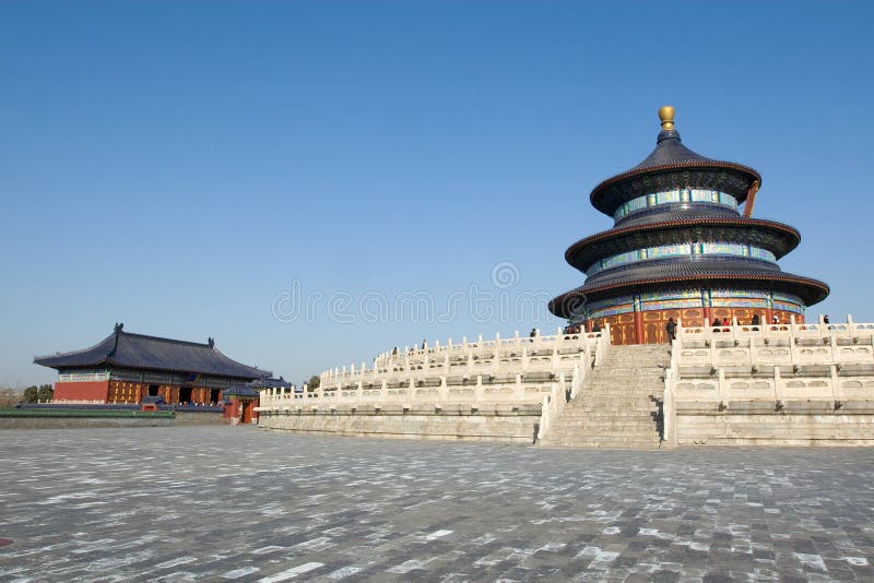 Temple of Heaven in Beijing (Tiantan) Stock Photo - Image of praying ...