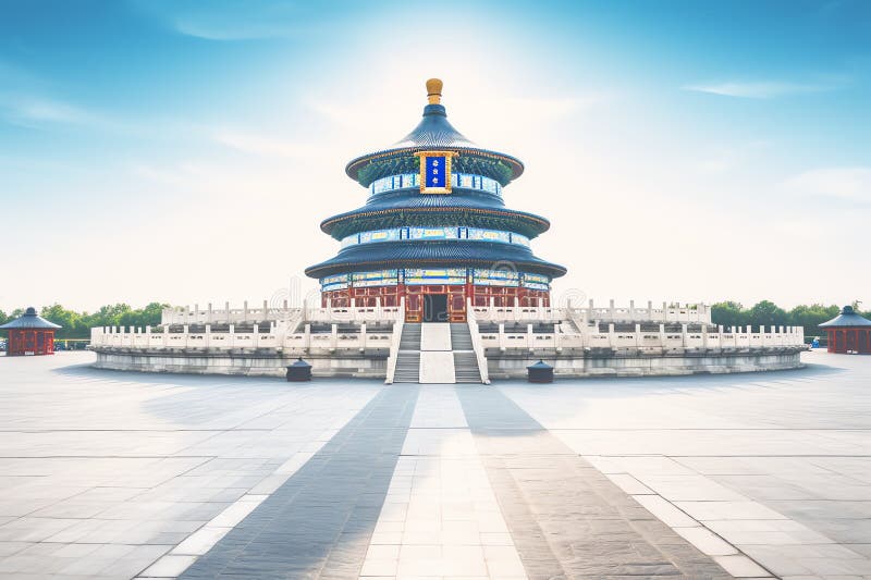 Temple of Heaven Complex with Its Iconic Circular Hall of Prayer for ...