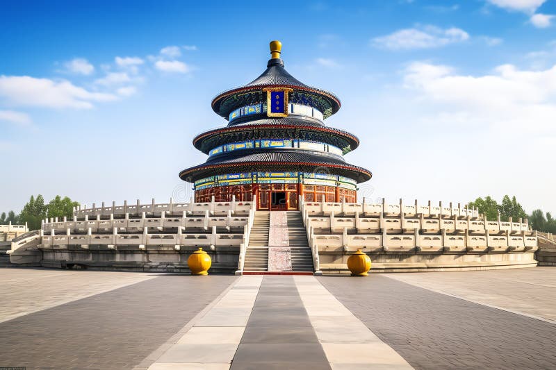 Temple of Heaven Complex with Its Iconic Circular Hall of Prayer for ...