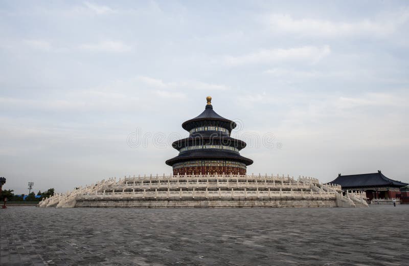 The temple of Heaven stock photo. Image of beijing, sunset - 33685420