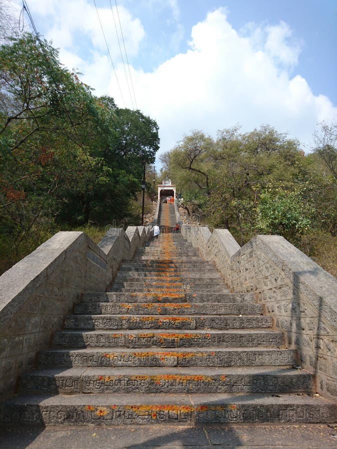 Temple high hill steps stock image. Image of steps, temple - 147758257