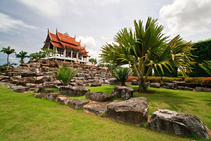 Temple on the hill stock image. Image of green, national - 16490705