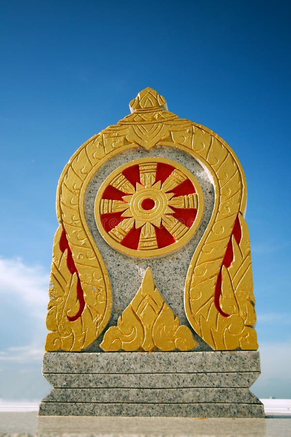 Wheel of dhamma stock photo. Image of religious, spiritual - 25348520