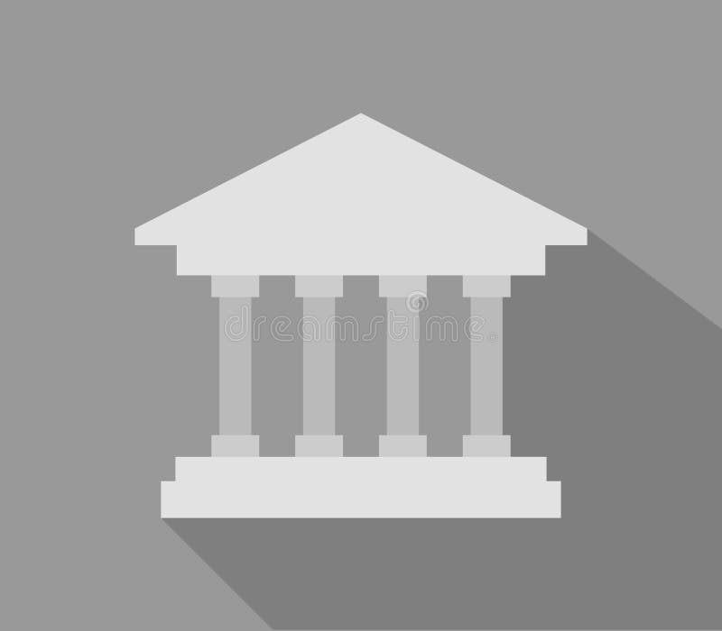 Temple icon stock illustration. Illustration of architecture - 78757314