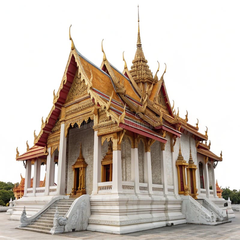 Temple Images on Transparent Background Stock Illustration ...