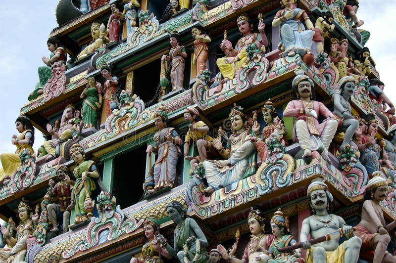 Temple indou photo stock. Image du détail, spirituel, culte - 72418