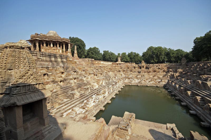 Ancien Temple Hindou à Modhera, Inde Photo stock - Image du antique ...