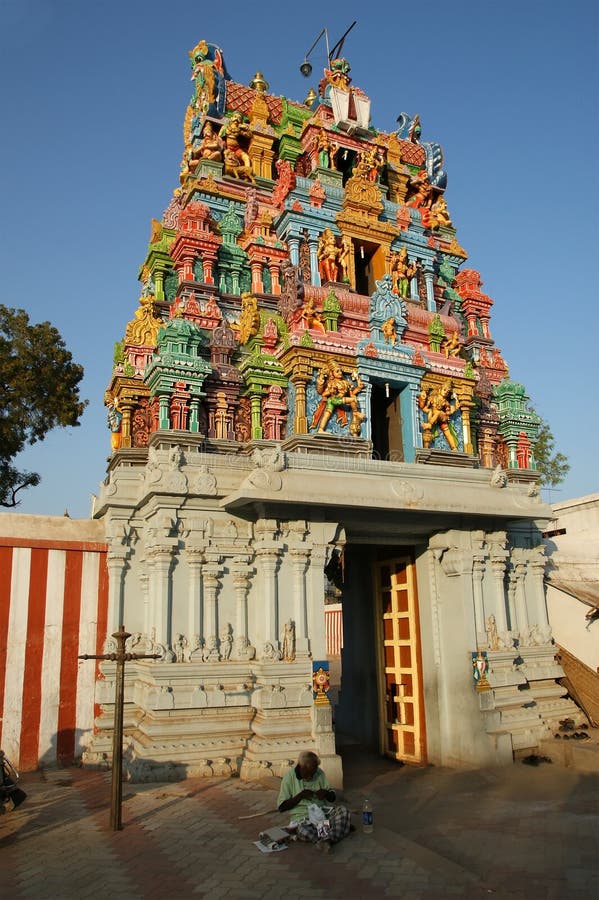 Temple Indou Traditionnel, Inde Du Sud, Kerala Photo stock - Image du ...