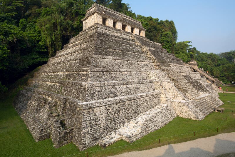 The Temple of the Inscriptions, Palenque, Chiapas, Mexico Stock Photo ...
