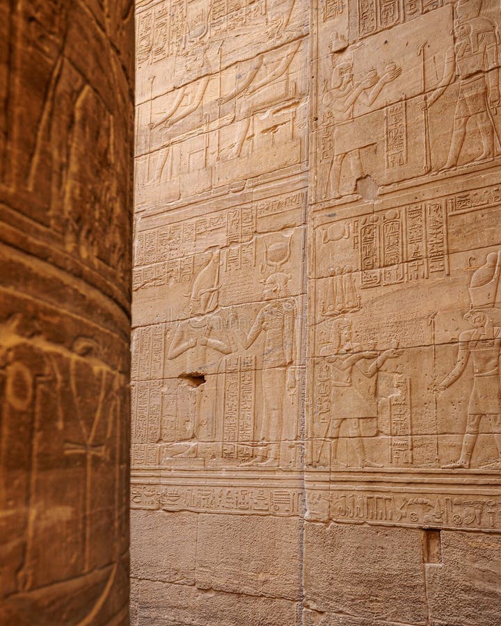 Temple of Isis Aka Temple of Philae in Aswan - Egypt Stock Photo ...
