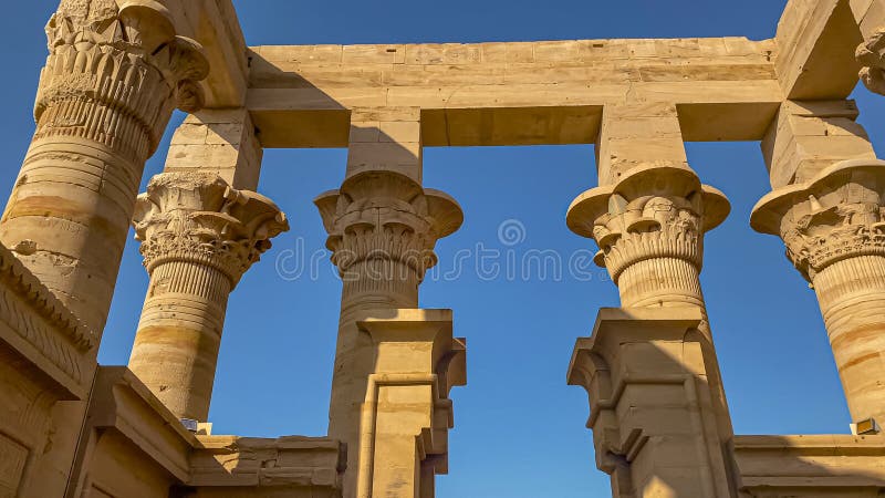 Temple of Isis at Philae Island in Aswan, Egypt Editorial Stock Photo ...