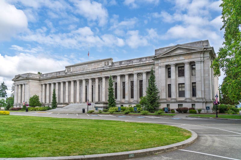 Temple of Justice Building at the Washington State Capitol Stock Image ...