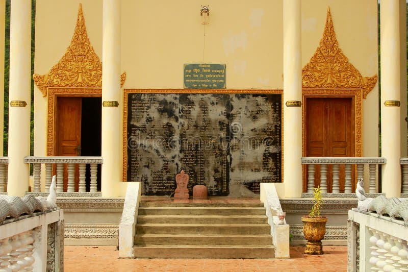 Temple in Kep National Park, Cambodia Stock Photo - Image of gold ...