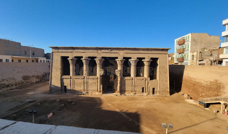 Temple of Khnum. the Temple of Esna, Dedicated To the God Khnum. Egypt ...