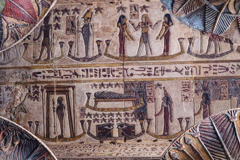 Temple of Khnum at Esna, Luxor, Egypt Stock Image - Image of egypt ...