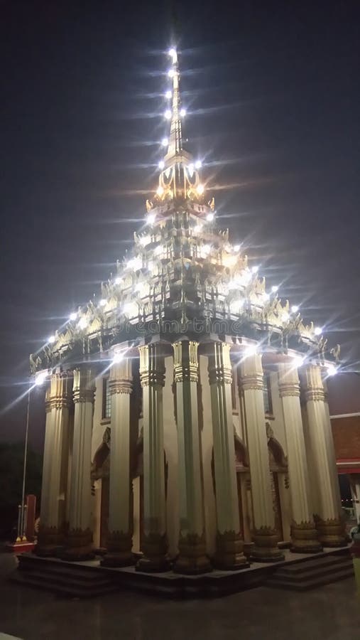 Temple stock image. Image of temple, night, light - 85998769