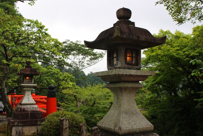 Temple Lights stock photo. Image of japanese, kurama - 89961306