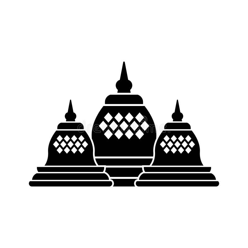 Temple Logo Vector Illustration Icon Design Stock Vector - Illustration ...