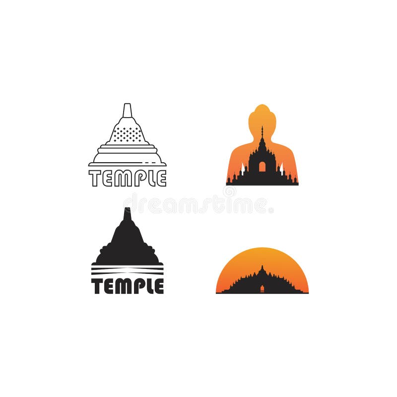 Temple logo stock vector. Illustration of destination - 249904354
