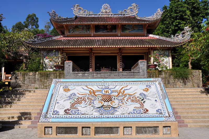 Temple in Long Son Pagoda stock photo. Image of object - 29154370