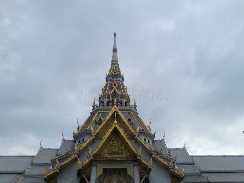 Temple stock photo. Image of buddhism, look, roof, spire - 96989268