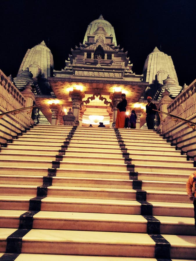 This is a Temple of Lord Krishna Editorial Photo - Image of column ...