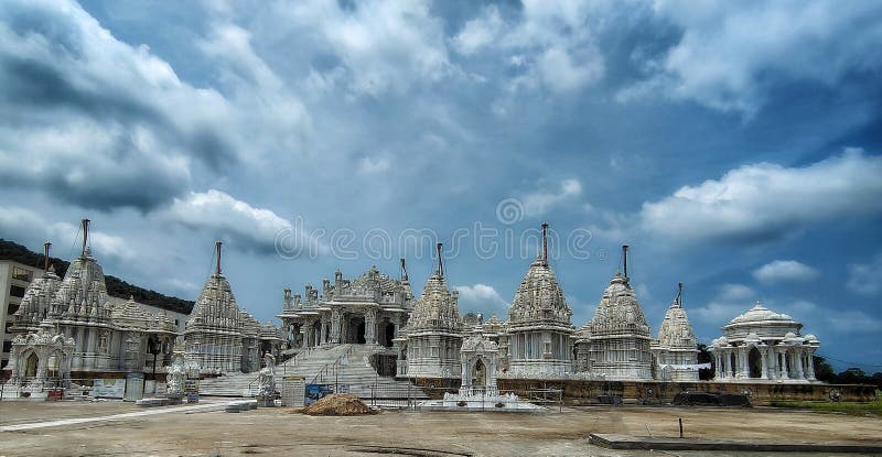 A Temple Made with Marble Situated at Giridih, Jharkhand in India Stock ...