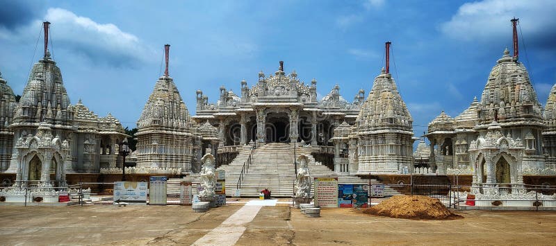 A Temple Made with Marble Situated at Giridih, Jharkhand in India Stock ...
