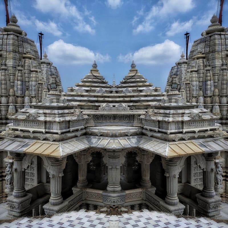 A Temple Made with Marble Situated at Giridih, Jharkhand in India Stock ...
