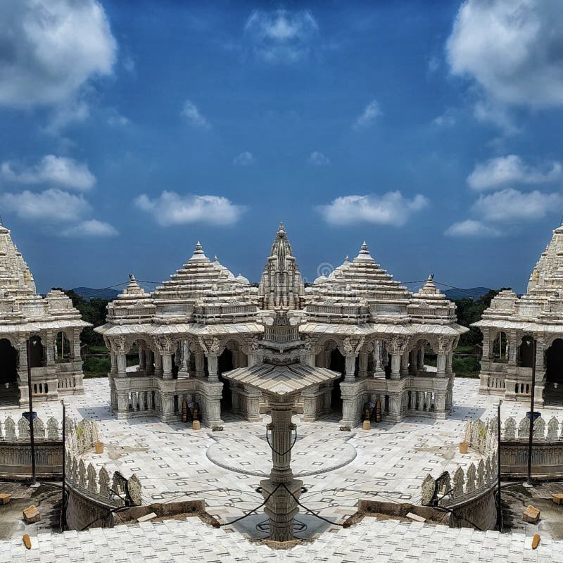 A Temple Made with Marble Situated at Giridih, Jharkhand in India Stock ...